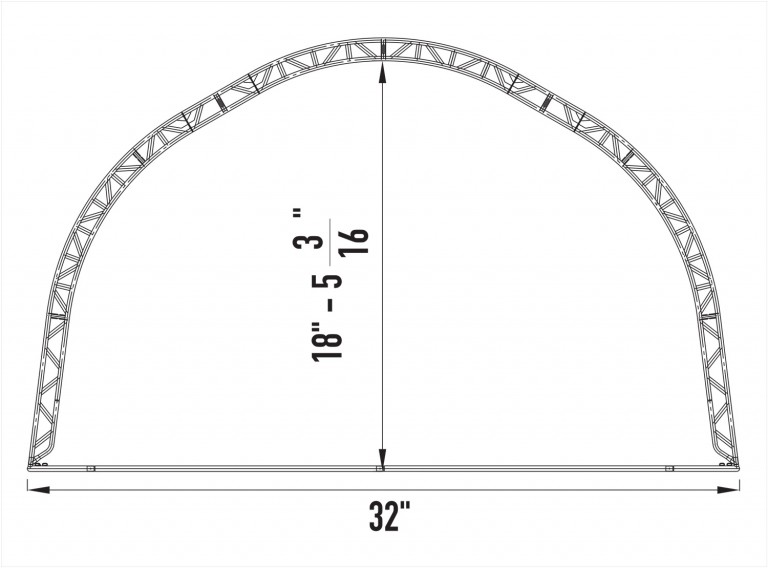 26' and 32' Portable Engineered Truss Structures | FastCover