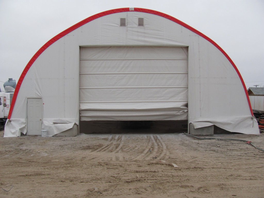 46′ Portable Equipment Storage Fabric Buildings | FastCover