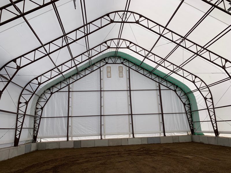 Fully Portable Equipment Storage Building for Utility Company